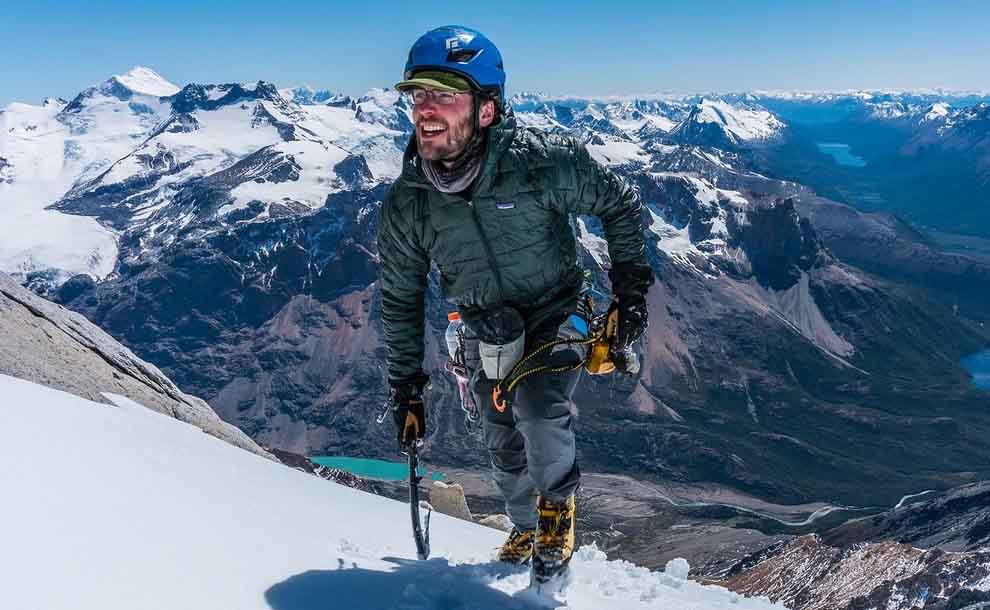 El loco de las alturas: subió y bajó el imponente cerro Fitz Roy sin ...