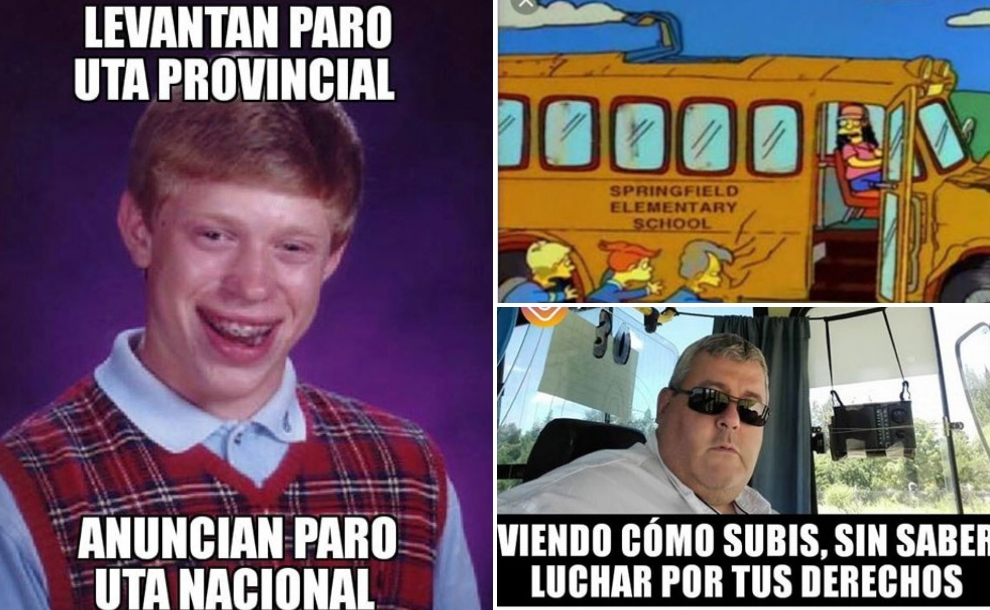 Se levantó el paro de colectivos y los memes invadieron las redes ...