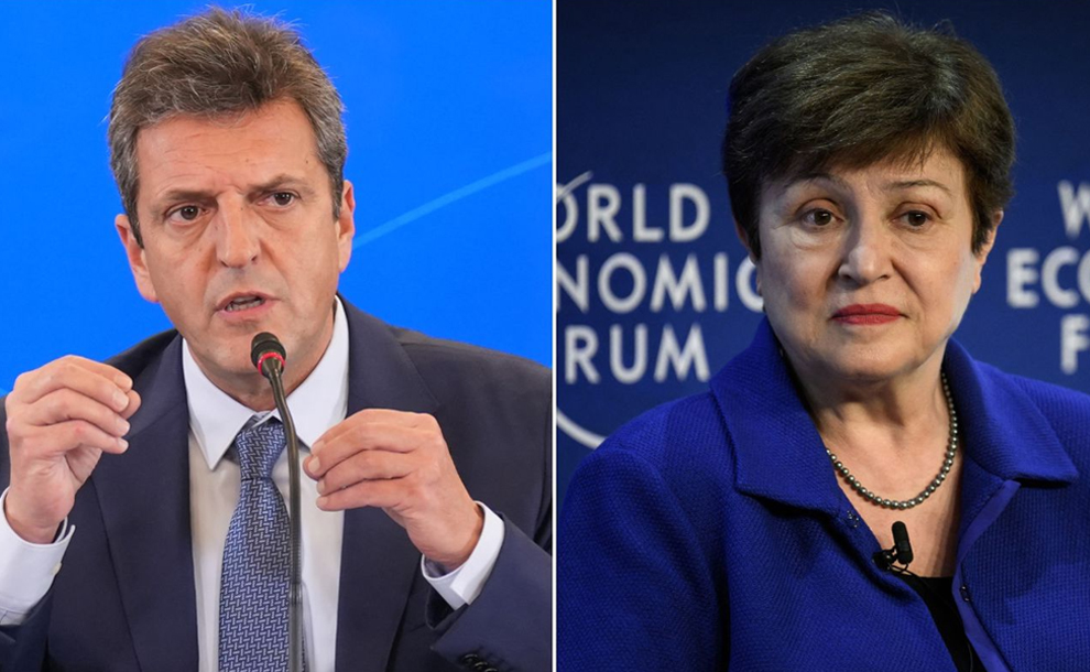 Massa se reunió con Georgieva y el FMI aprobó un desembolso de US$4000 ...