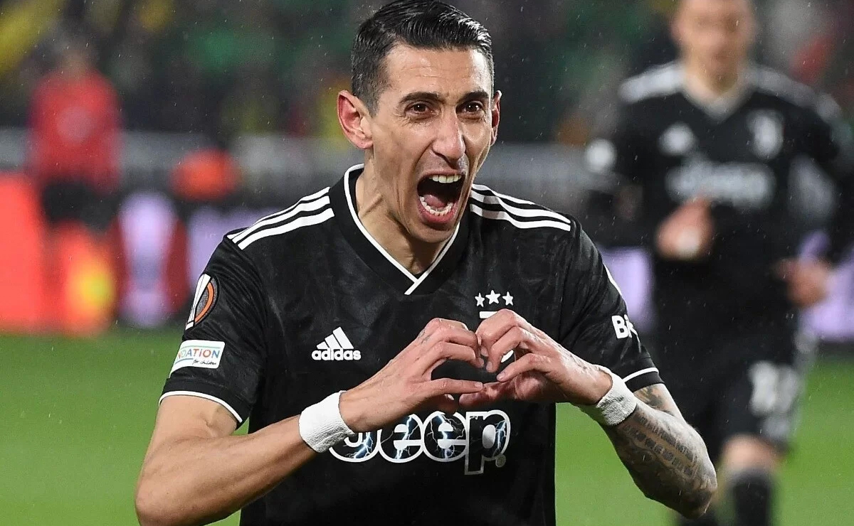 Di María hizo tres goles para la Juventus y le dio la clasificación en ...