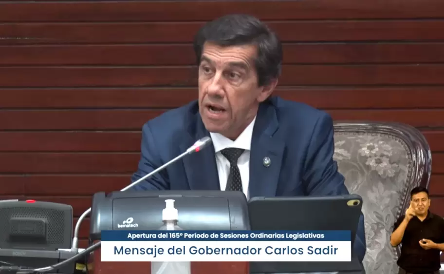 EN VIVO | Apertura de Sesiones 2026: Carlos Sadir inaugura el periodo ...