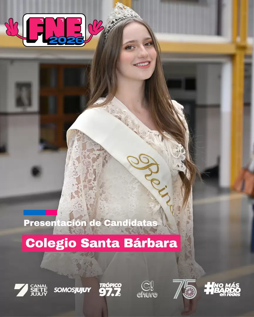 El Colegio Santa Bárbara presentó a sus candidatas para - Somos Jujuy